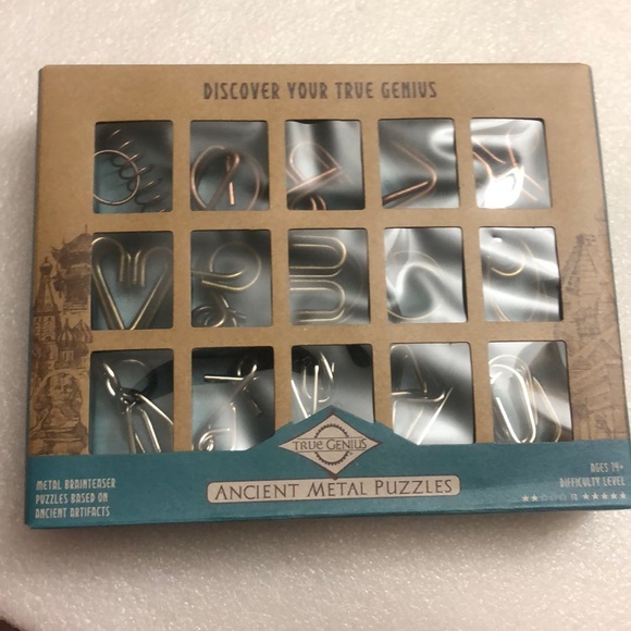 Other | New Ancient Metal Puzzlesdiscover Tour True Genius | Poshmark